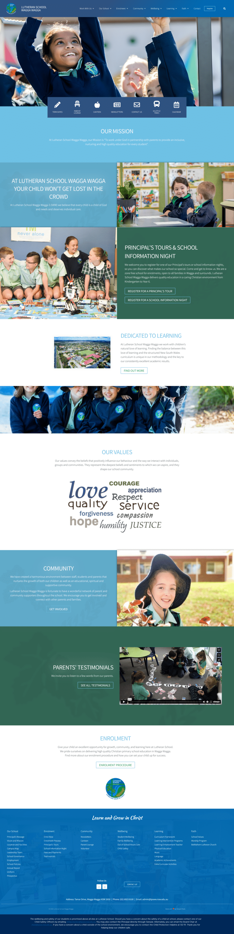 Lutheran School - Case Study - Simple Pixels