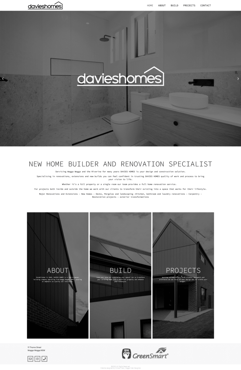 Davies Homes - Case Study - Simple Pixels