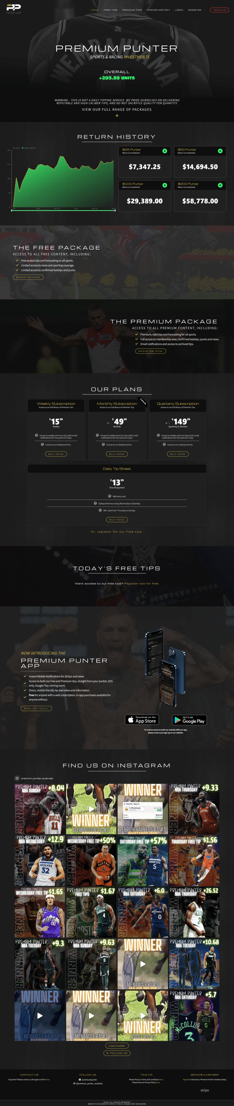 Premium Punter - Case Study - Simple Pixels