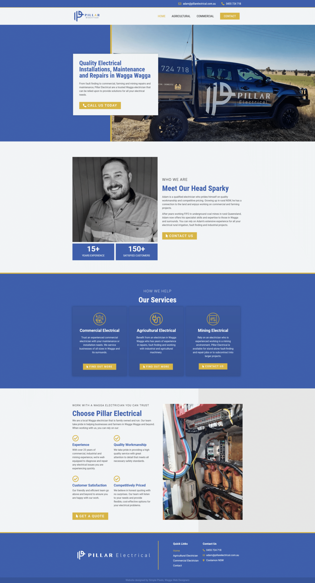 Pillar Electrical - Case Study - Simple Pixels