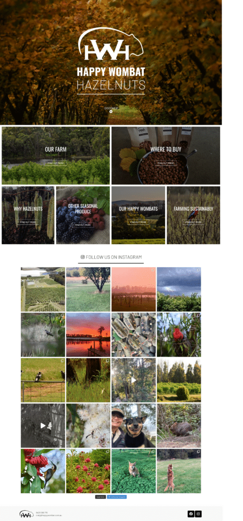 Happy Wombat Hazelnuts - Case Study - Simple Pixels