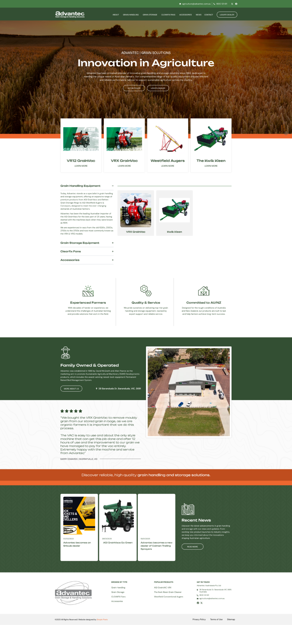 Web Design Case Study - Advantec - Simple Pixels